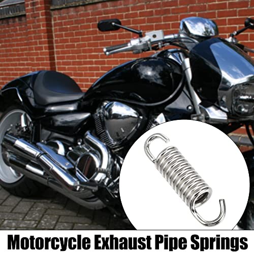 4 Pcs 43mm 1.69" Motorcycle Muffler Exhaust Pipe Spring Universal ...