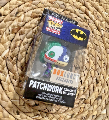 Funko Pocket Pop! DC Comics Batman & The Joker Patchwork Vinyl Keychain ...