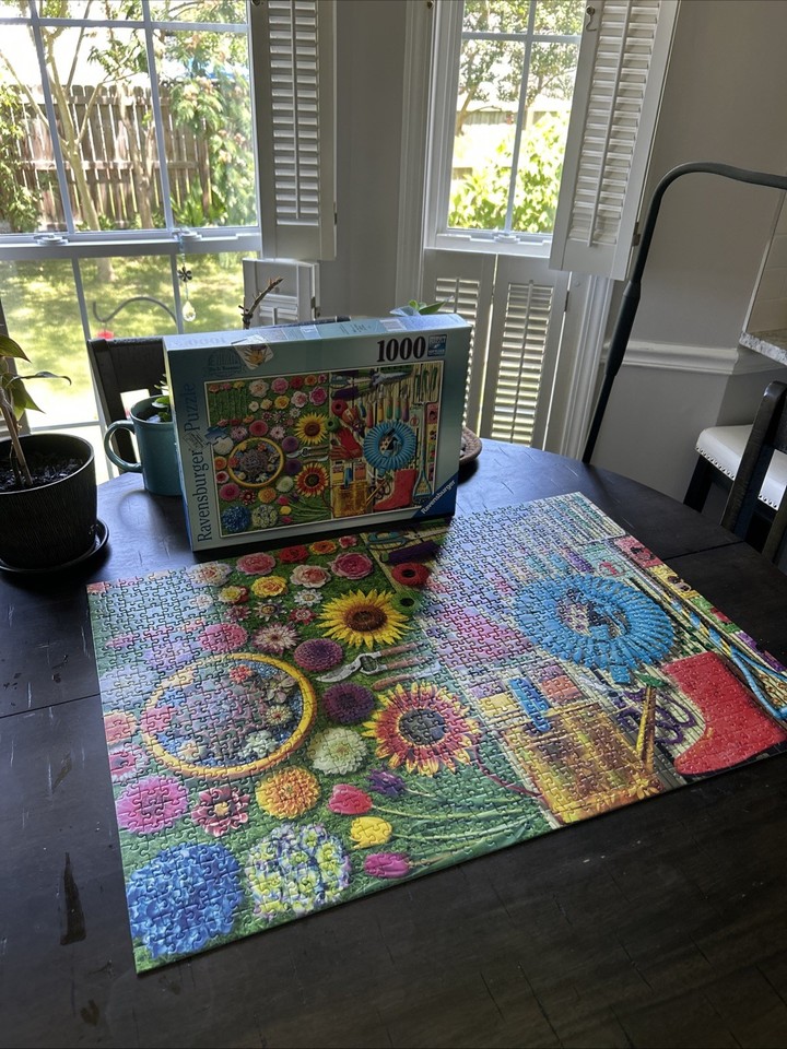 Ravensburger "In the Garden" ~ 1000 Piece Puzzle ~ COMPLETE | eBay