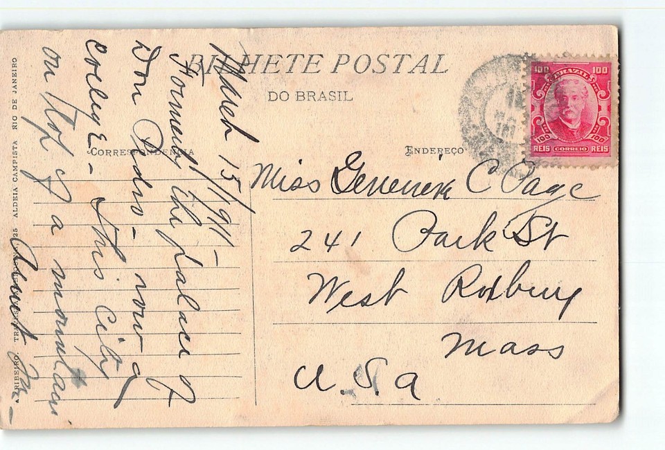 Old Vintage Brazil Postcard of COLLEGIO S VICENTE DE PAULO - PETROPOLIS ...