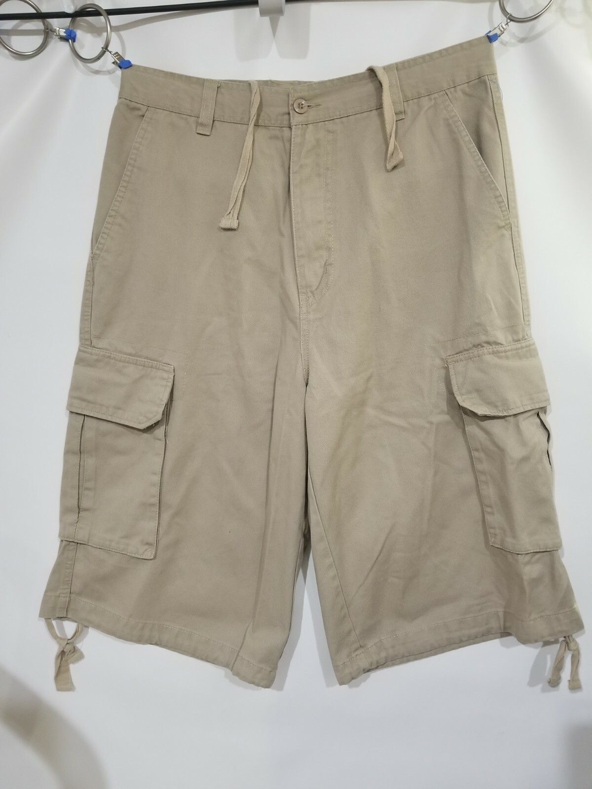 VTG PJ MARK cargo shorts men with ties waist cuff 32 … - Gem