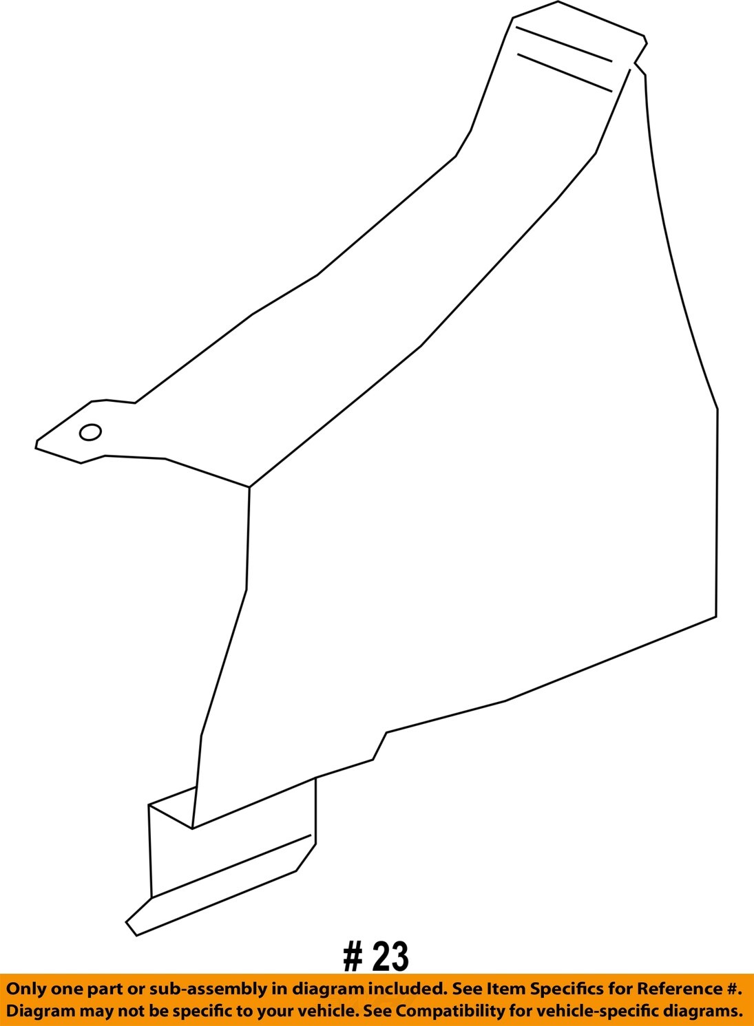 GM OEM Fender-Rear Shield 84023359 | eBay