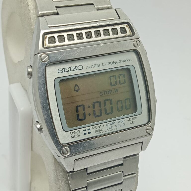 Seiko A359-5050 Quartz Alarm Chronograph Digital Vintage Men’s Watch | eBay