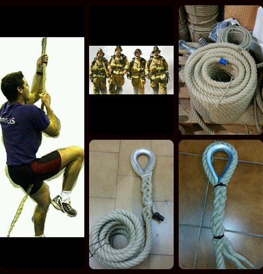 Corda Cordone Canapa 30mm Scalata Crossfit Vigile Arrampicata Maroma ...