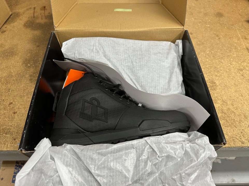 Icon Tarmac WP Men Waterproof D30 Motorcycle Riding Street Racing Shoes ...