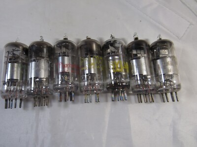 7 pcs. NOS Vacuum Tubes 1U5 tested RCA, Philco, Motorola, Sylvania ...