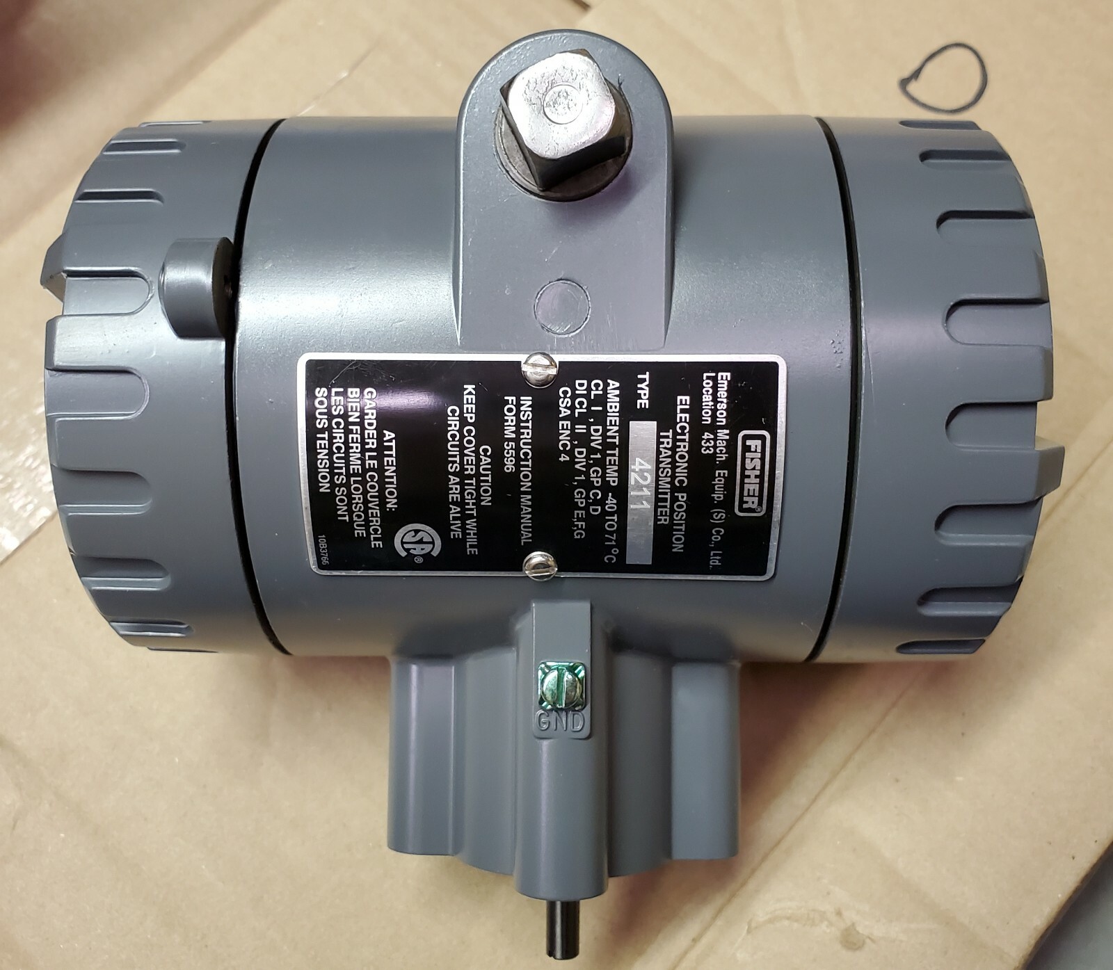 FISHER ELECTRONIC 4211 POSITION TRANSMITTER 4-20 MAX, 30VDC | eBay