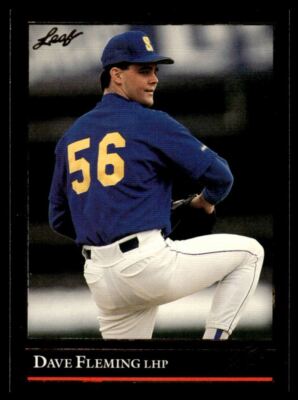 1992 Leaf Black Gold #494 Dave Fleming Seattle Mariners | eBay