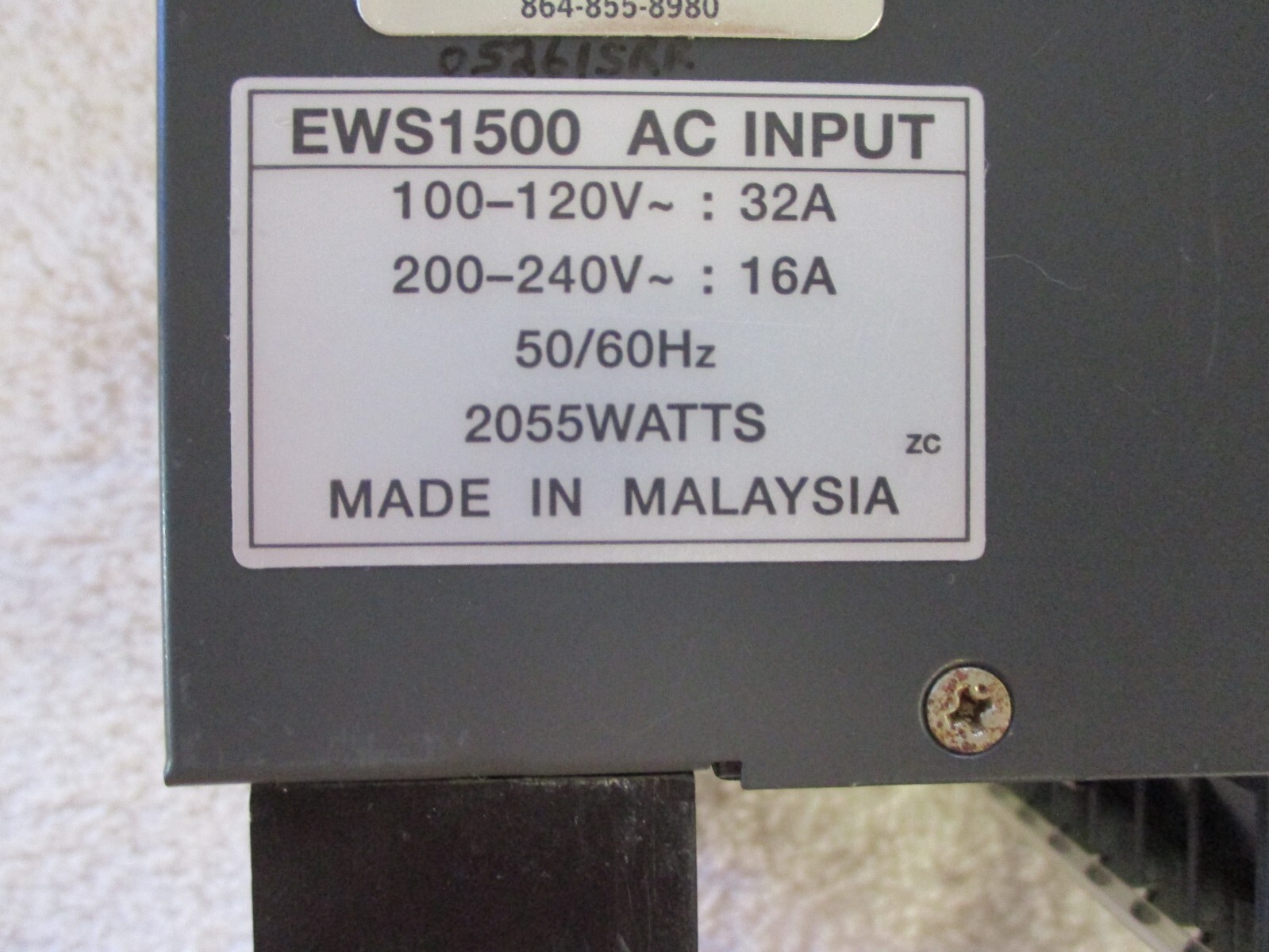 TDK Nemic-Lambda EWS-1500-24 Power Supply 24V-63A 50/60Hz 2055 Watts for sale online | eBay