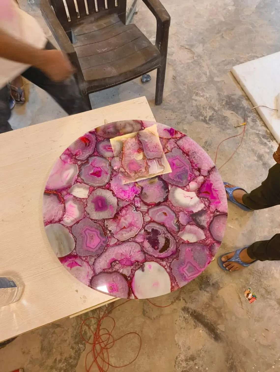 agate table lamp/agate table decor/agate end table/agate side table ...