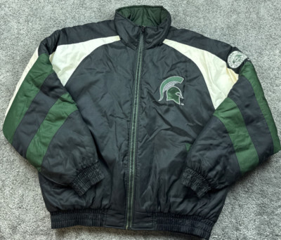 Vintage Michigan State University Jacket Mens XL Pro Layer Spartans ...