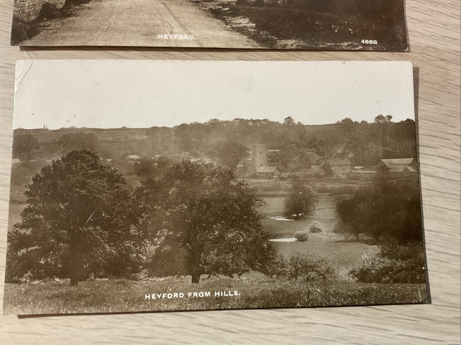 “HEYFORD - NORTHAMPTONSHIRE” 2 x 1915 REAL PHOTO POSTCARDS. LOOK! | eBay UK