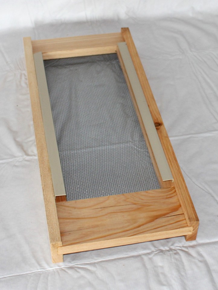 Screened IPM Bottom Board NUC 5 Frame CYPRESS Hive Langstroth Beehive ...