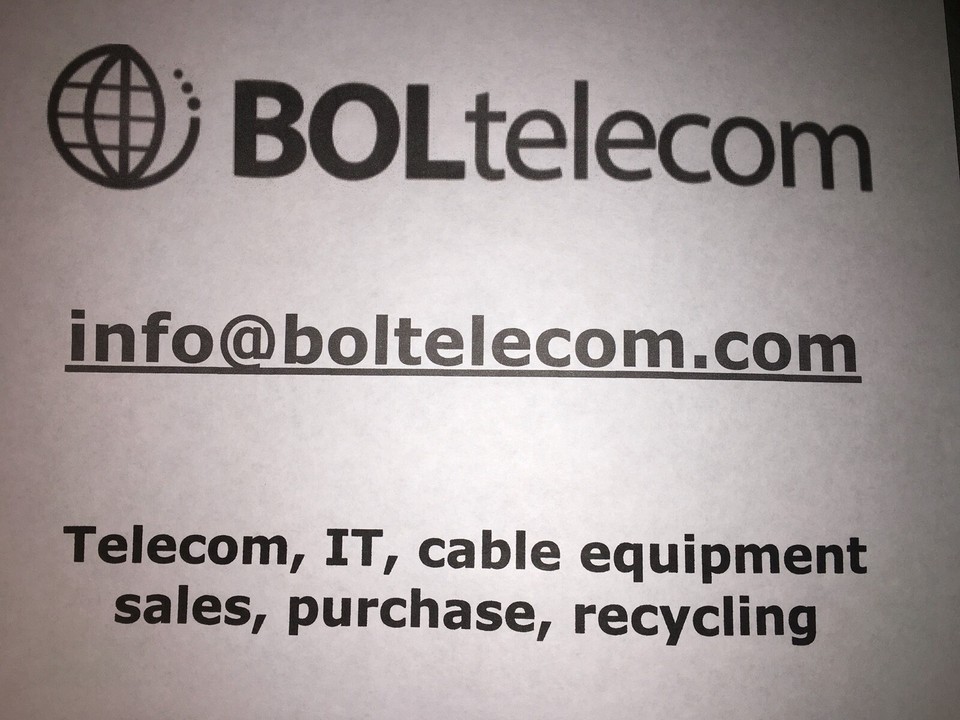 CISCO -ALCATEL-LUCENT- JUNIPER- ADVA -FUJITSU- AUDIOCODES IT / TELECOM ...