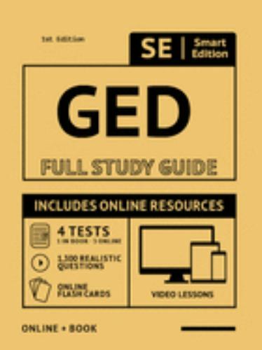 GED Full Study Guide: Test Preparation for All Subjects Including, 100 ...