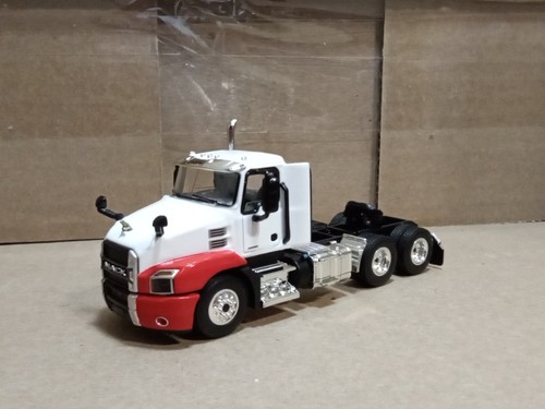 1/64 FIRST GEAR DCP MACK ANTHEM TANDEM AXLE DAY CAB WHITE AND RED | eBay