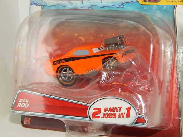 Disney Pixar Cars Snot Rod Color Changers 2 Paint Jobs in 1 & VHTF for ...
