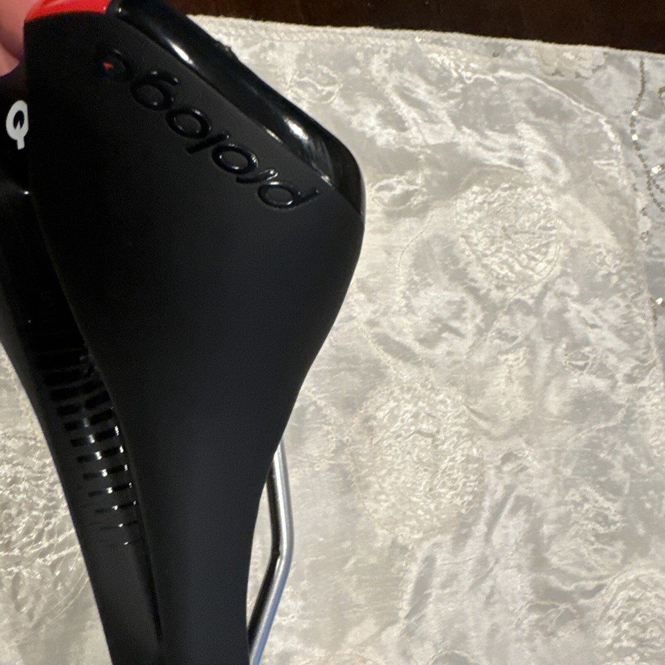 Prologo Kappa Space Saddle Seat with T2.0 Rail - Black / White Road MTB ...