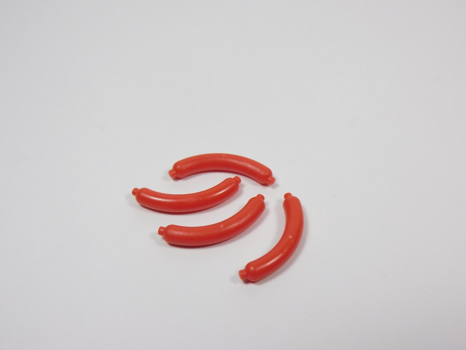 LEGO Lot of 4 Red Hot Dogs Sausage Food Accessory Minifig K6 | eBay