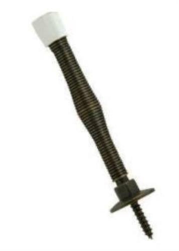 5pc 3" Spring Door Stop, Antique Brass | eBay