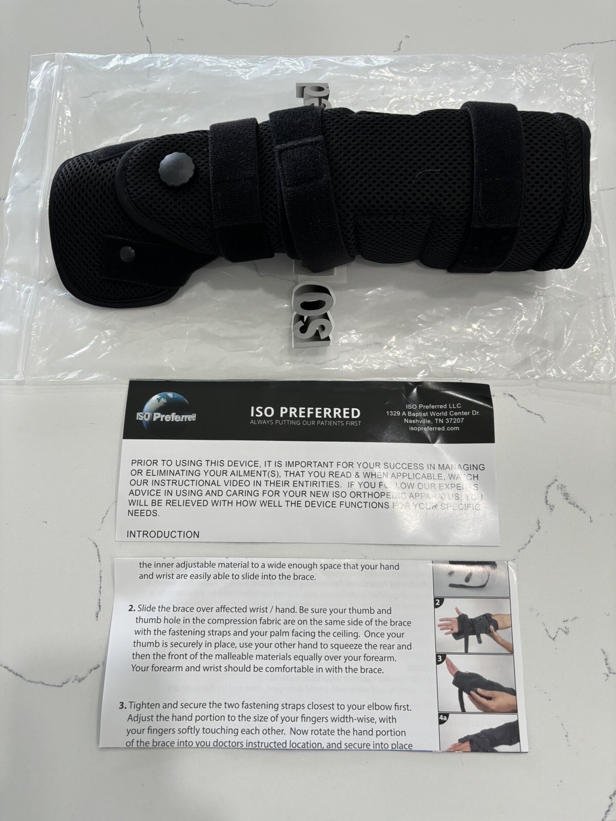 Soft Immobilizer Functional Resting Forearm Wrist Splint Stroke ...