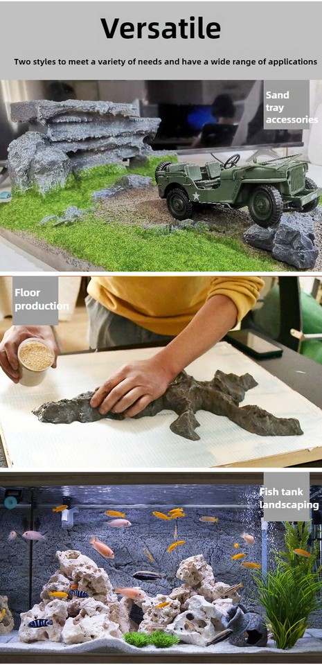 Diorama Mountain Model Realistic Rocks Train Railroad Scene Display ...