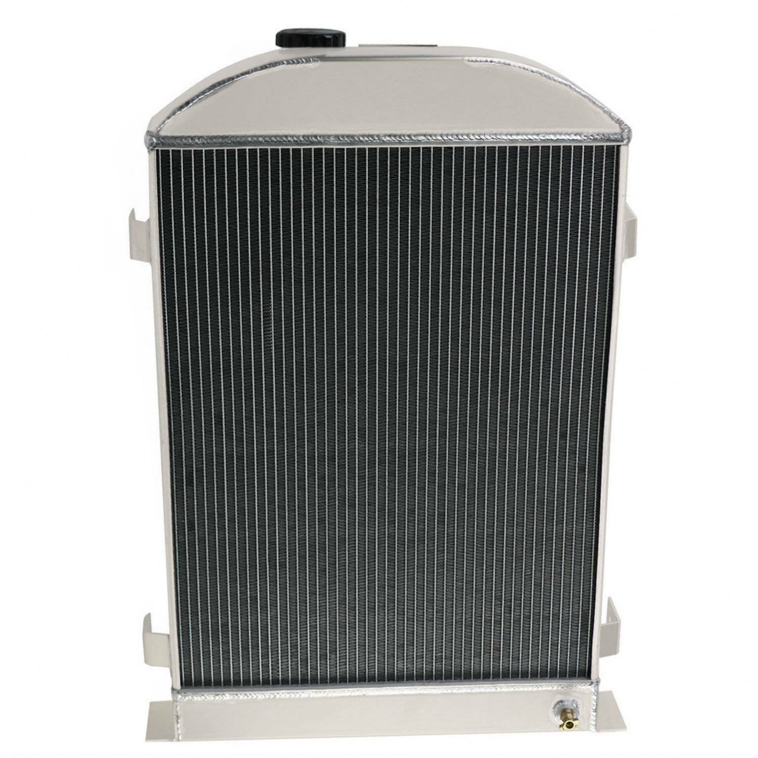 ASI 4 ROW Aluminum Radiator FOR 1935-1936 Ford Model-A FLATHEAD 28 ...