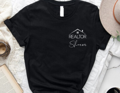 Realtor Pocket Shirt,Custom Real Estate Shirt,Personalized Shirt,Real ...