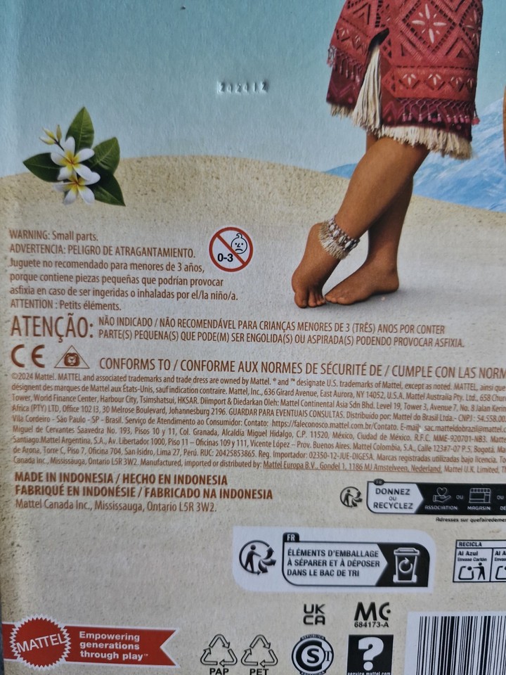 Disney Moana 2-Pack Doll Set,Moana And Simea By Mattel. New In Box ...