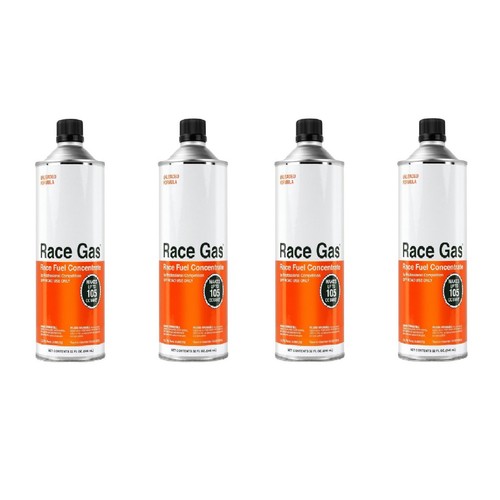 Race Gas 100032 32 oz. Cans of Offroad Race Fuel Concentrate Additive ...
