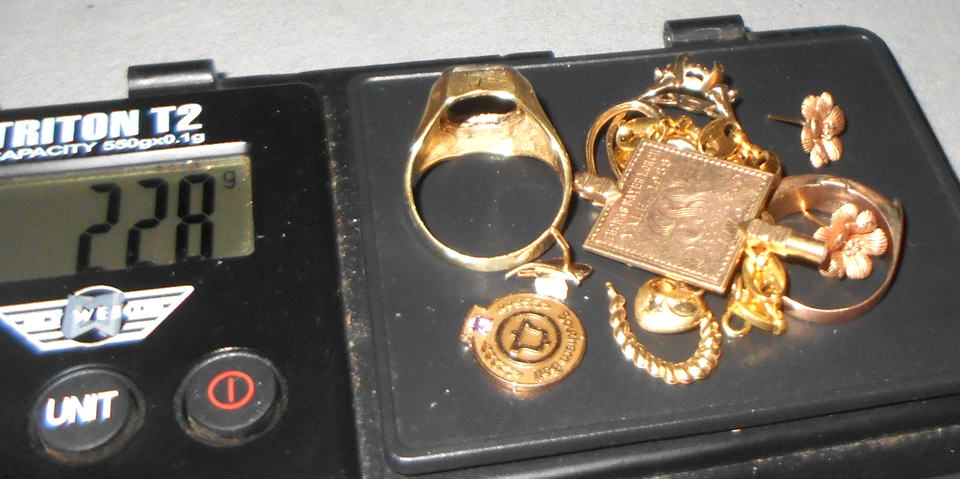 1 DAY AUC - 22.8 grams Solid 10K Gold Scrap Jewelry Items | eBay