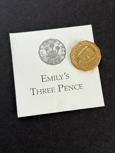 AMERICAN GIRL Historical EMILY Accessories Three Pence COIN with ...