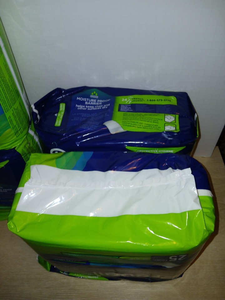 Prevail Disposable Underpads Fluff Protection 23×36” 100 Count 4 Pack ...