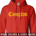Compton Old English HOODIE Hooded Sweatshirt NWA Straight Outta All ...