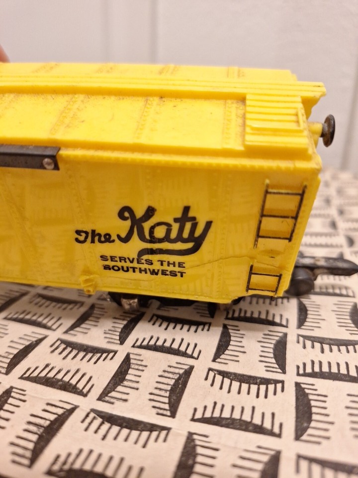 American Flyer S Scale The Katy - MKT 637 Yellow Box Car | eBay