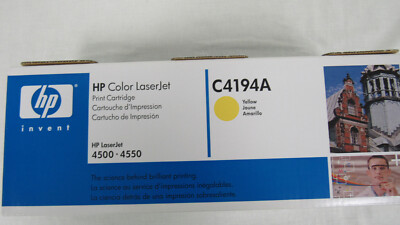 HP 641A Yellow Original Toner Cartridge - C9722A | eBay