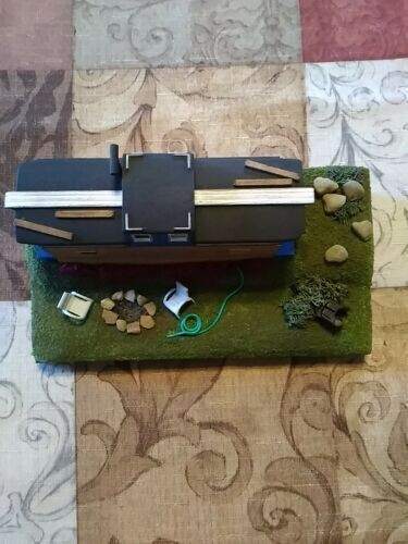 s scale American flyer caboose hobo shack scene | eBay