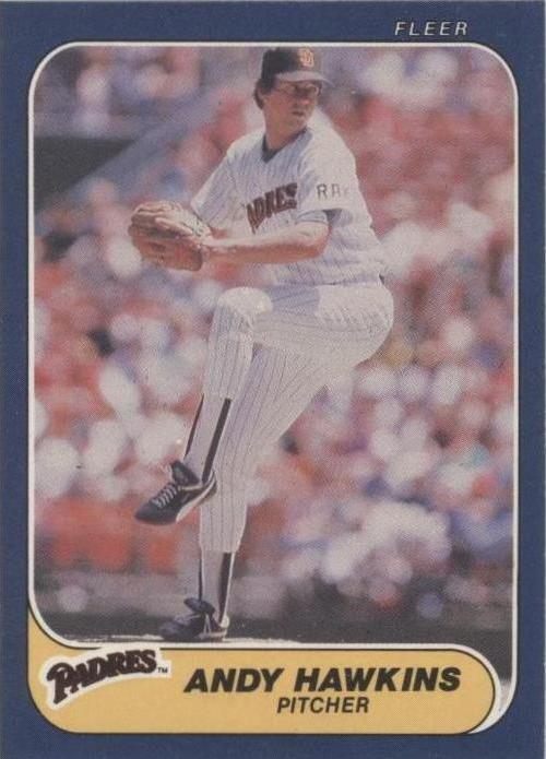 1986 Fleer - Andy Hawkins #324 for sale online | eBay