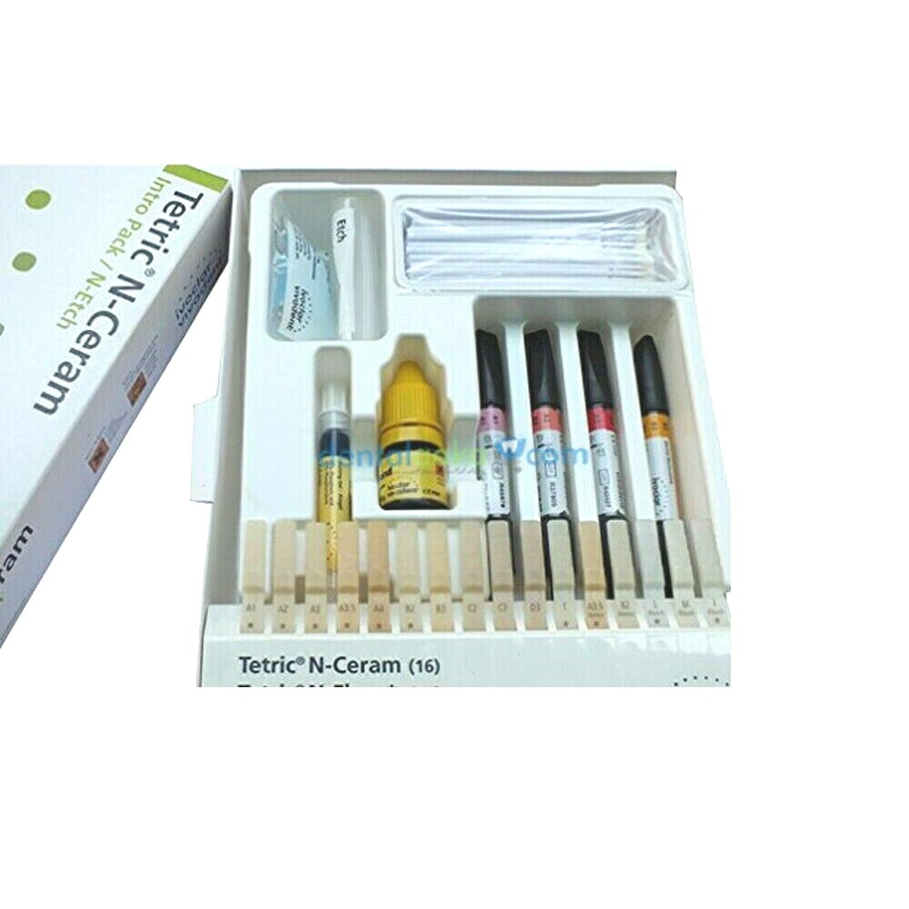 Tetric N-Ceram Composite resin intro Kit 4 x 3.5 g Bond 1 Bottle ...