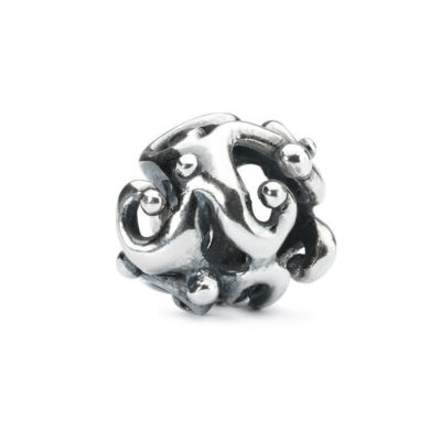 AUTHENTIC TROLLBEAD ORIGINAL TAGBE-30136 SILVER MOONLIGHT DANCING ...