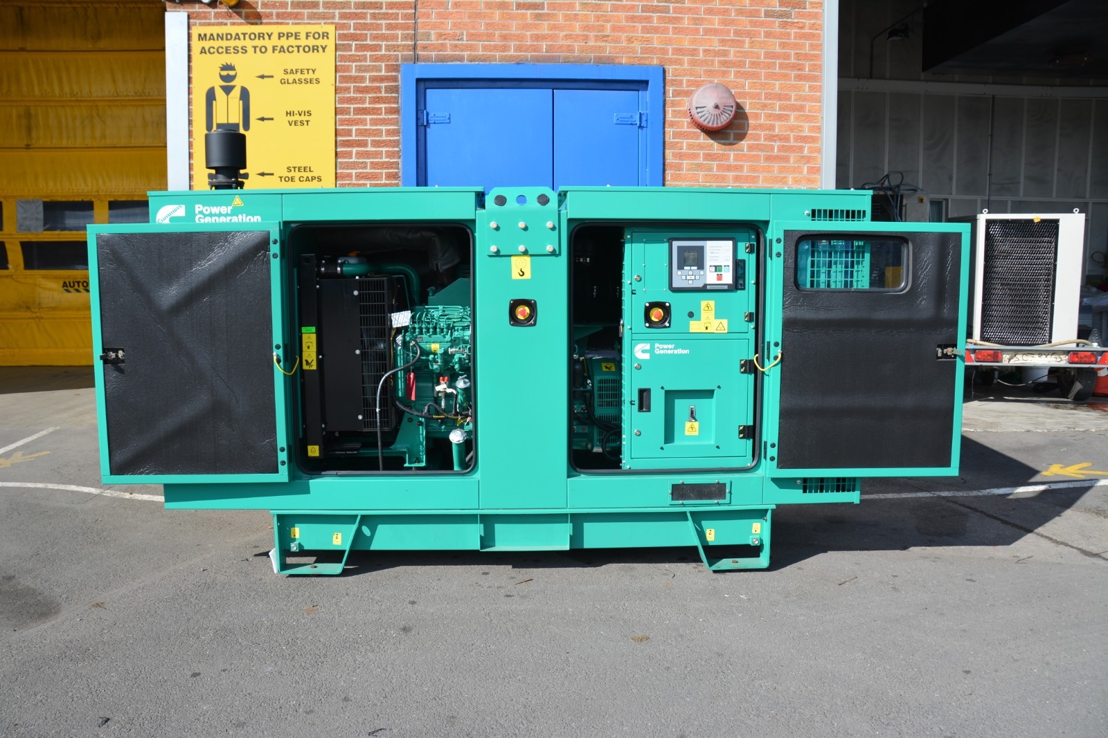 New - Cummins 90kVA Standby Silent Diesel Generator, Genset, Genny ...