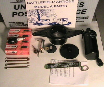 1928-1931 Model A Ford Super Deluxe Tune-up Kit with 12V Coil and Nu ...