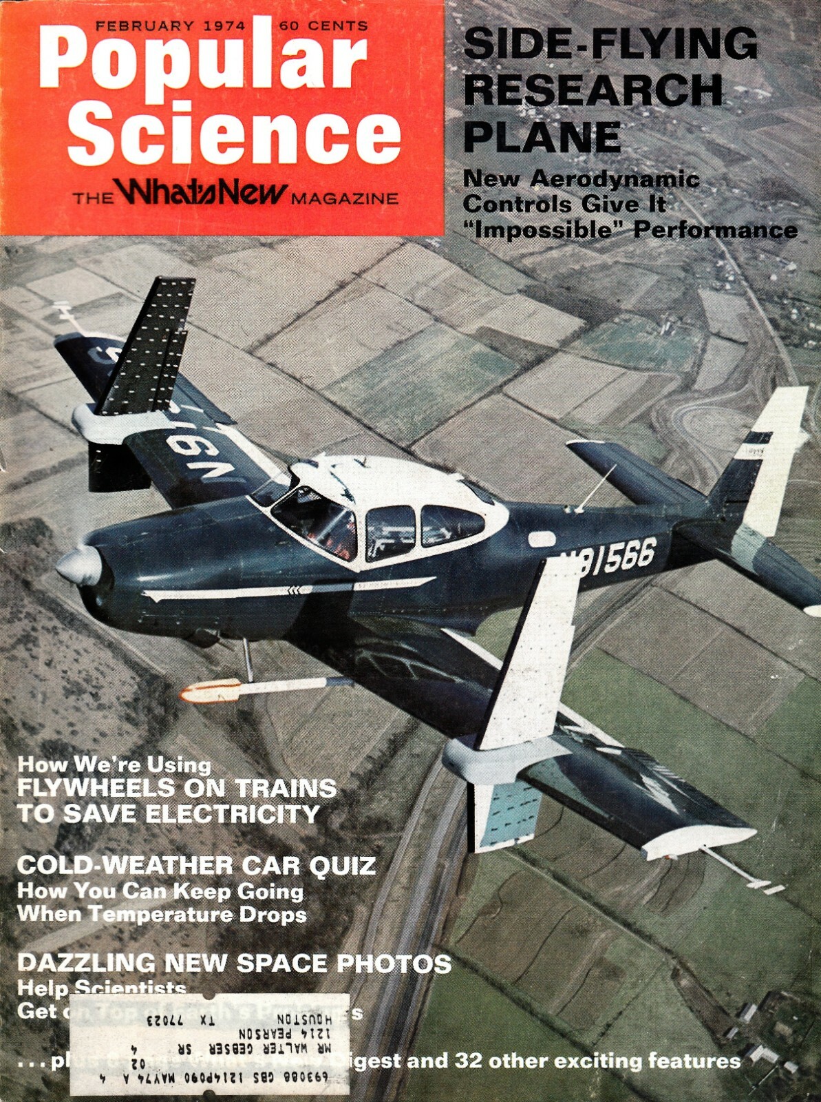 POPULAR SCIENCE (February 1974) Side-Flying Research Planes, Space ...