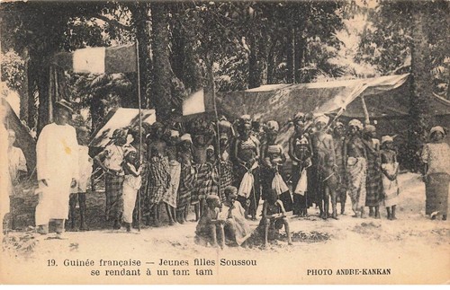 Mikicp6-024- Guinee Young Girls Soussou Going to a Drum | eBay