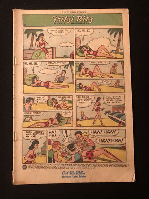 TIP TOPPER COMICS FRITZI RITZ 23 COVERLESS 1953 GI | eBay