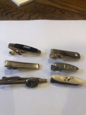 Vintage tie clips , various designs (189) | eBay Australia