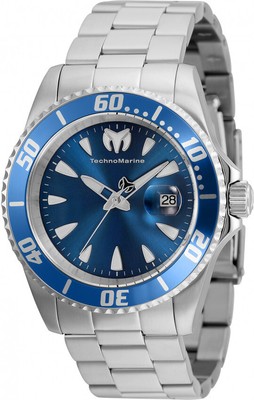 220097. Manta Men 42mm Stainless Steel Steel Blue dial VJ32 Quartz | eBay
