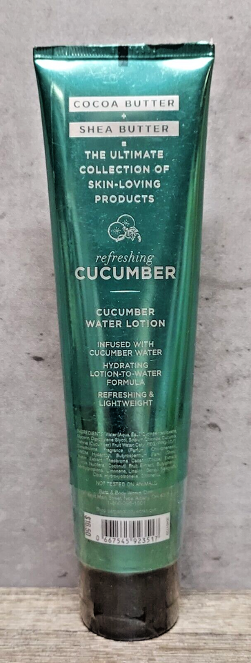 NEW BATH & BODY WORKS COCO SHEA CUCUMBER WATER BODY LOTION 5.6 OZ | eBay