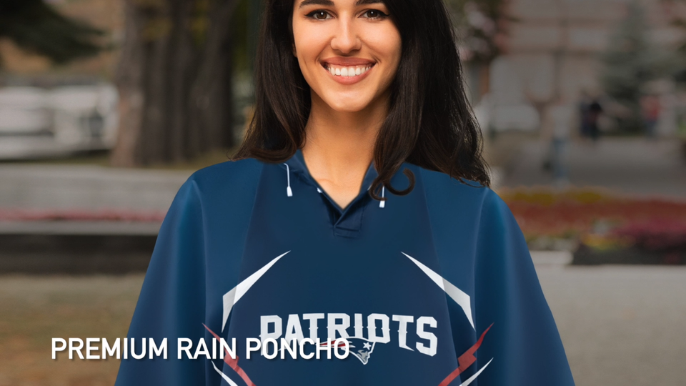 Impact Design NFL Team Unisex Rain Poncho - Premium Men and Women Rain ...