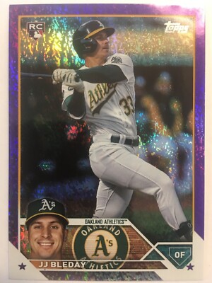Topps 2023 Update S. JJ BLEDAY PURPLE SPARKLE US330 NUMBER 525/799 | eBay